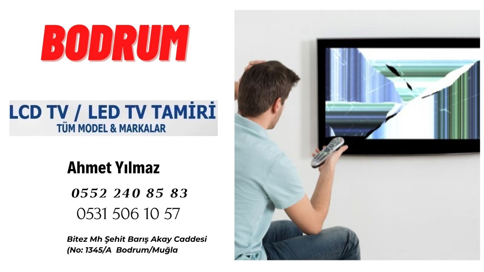 Bodrum Televizyon Tamircisi | Tv Anakart Tamir Bakım Ve Onarım Servisi